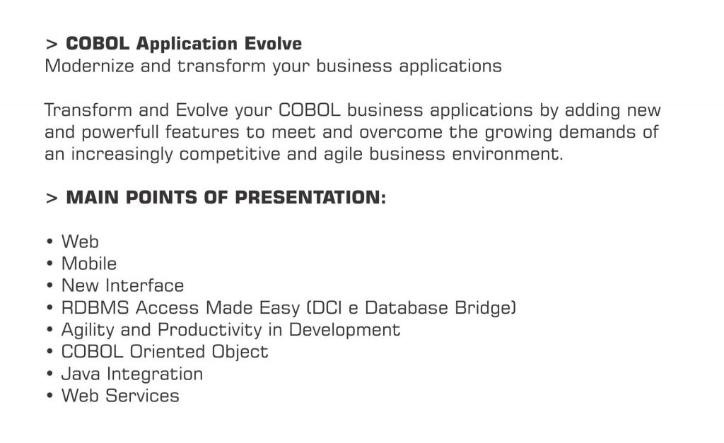 COBOL Application Evolve Webinar - SYSCOM